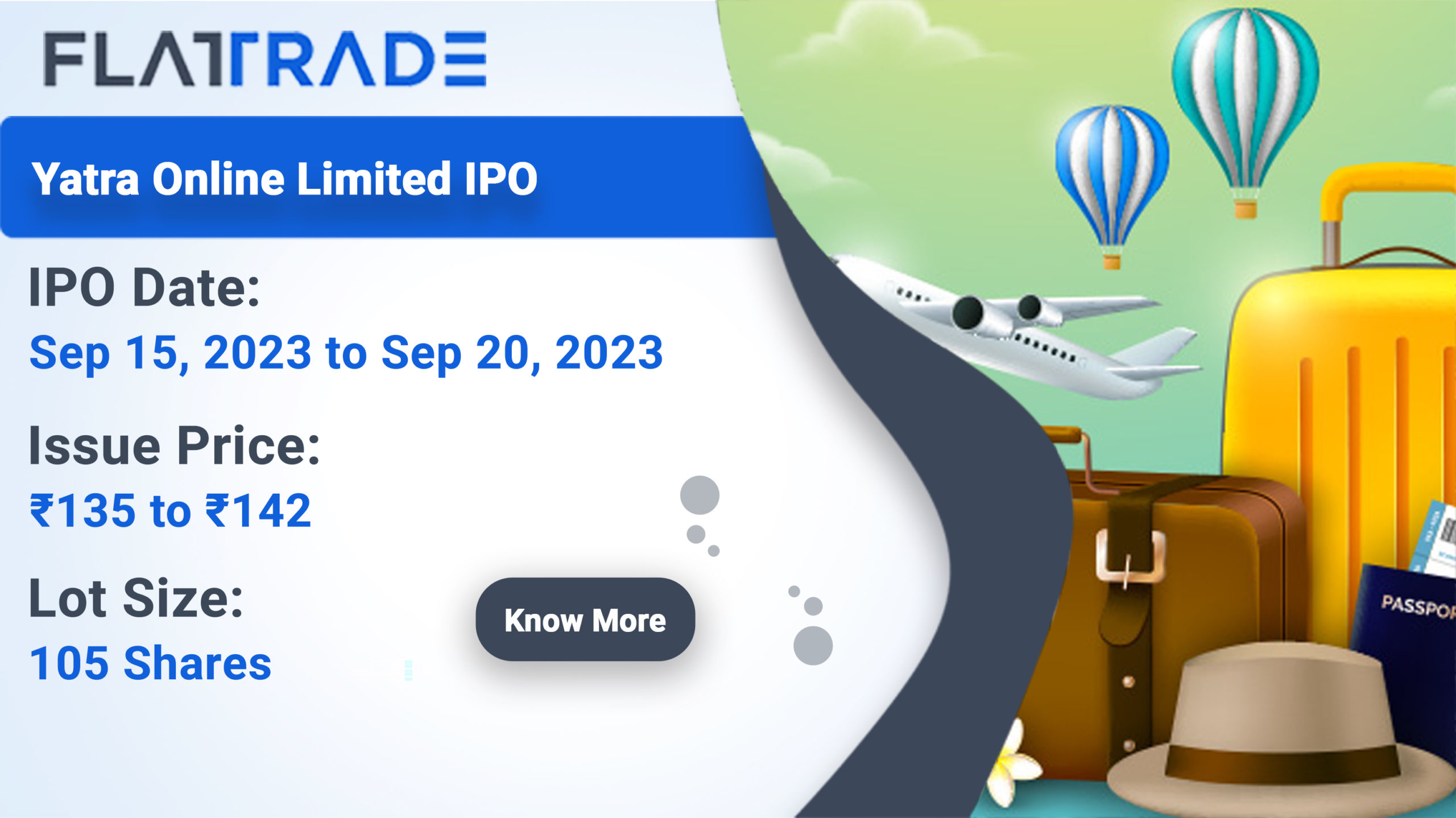 Yatra Online Limited IPO Details - Flattrade Kosh