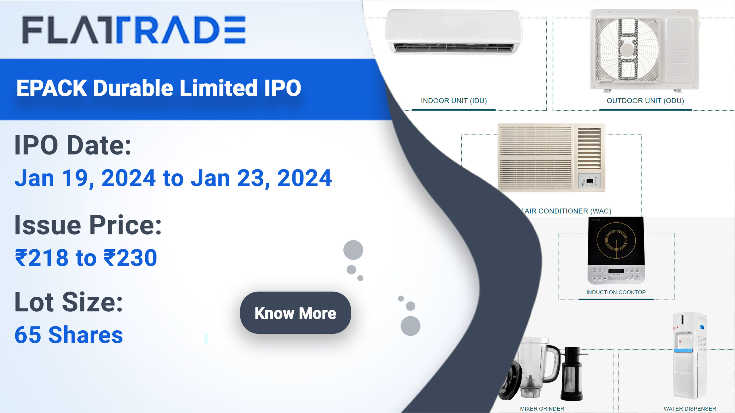 EPACK DURABLE LIMITED IPO - Flattrade Kosh