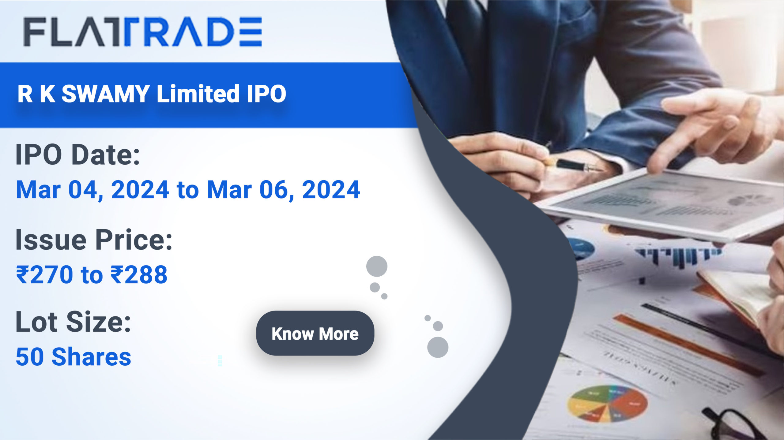 R K SWAMY IPO - Flattrade Kosh