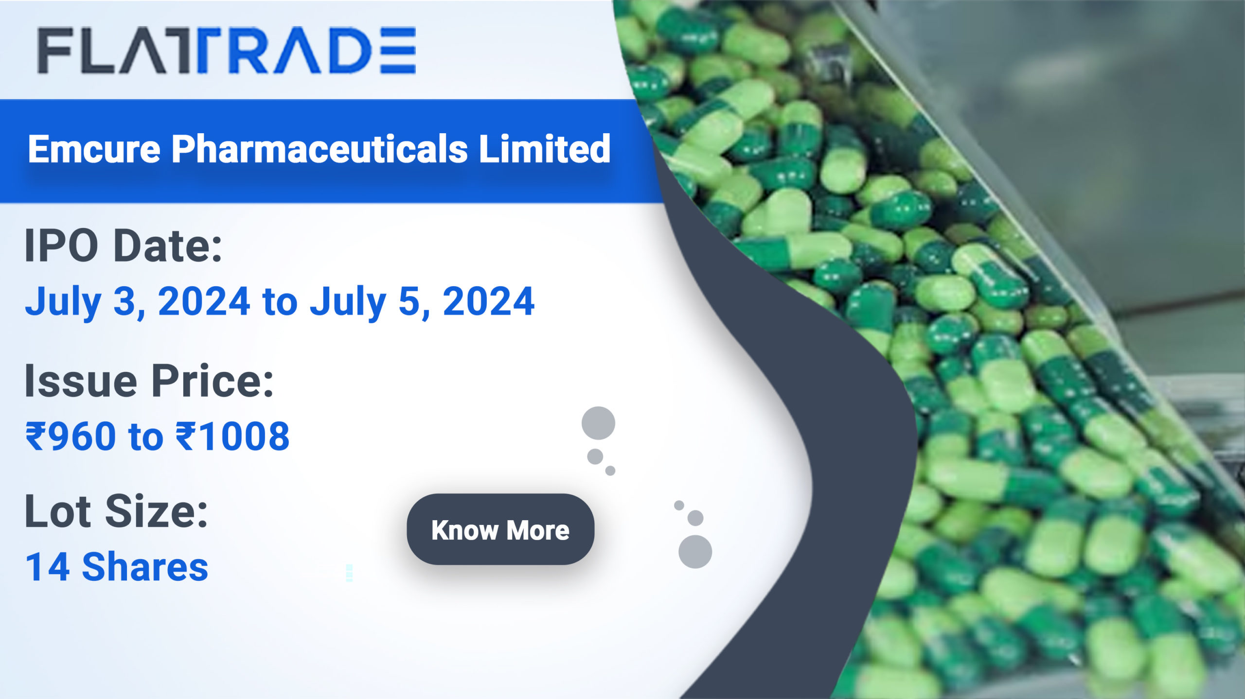Emcure Pharma IPO - Flattrade Kosh