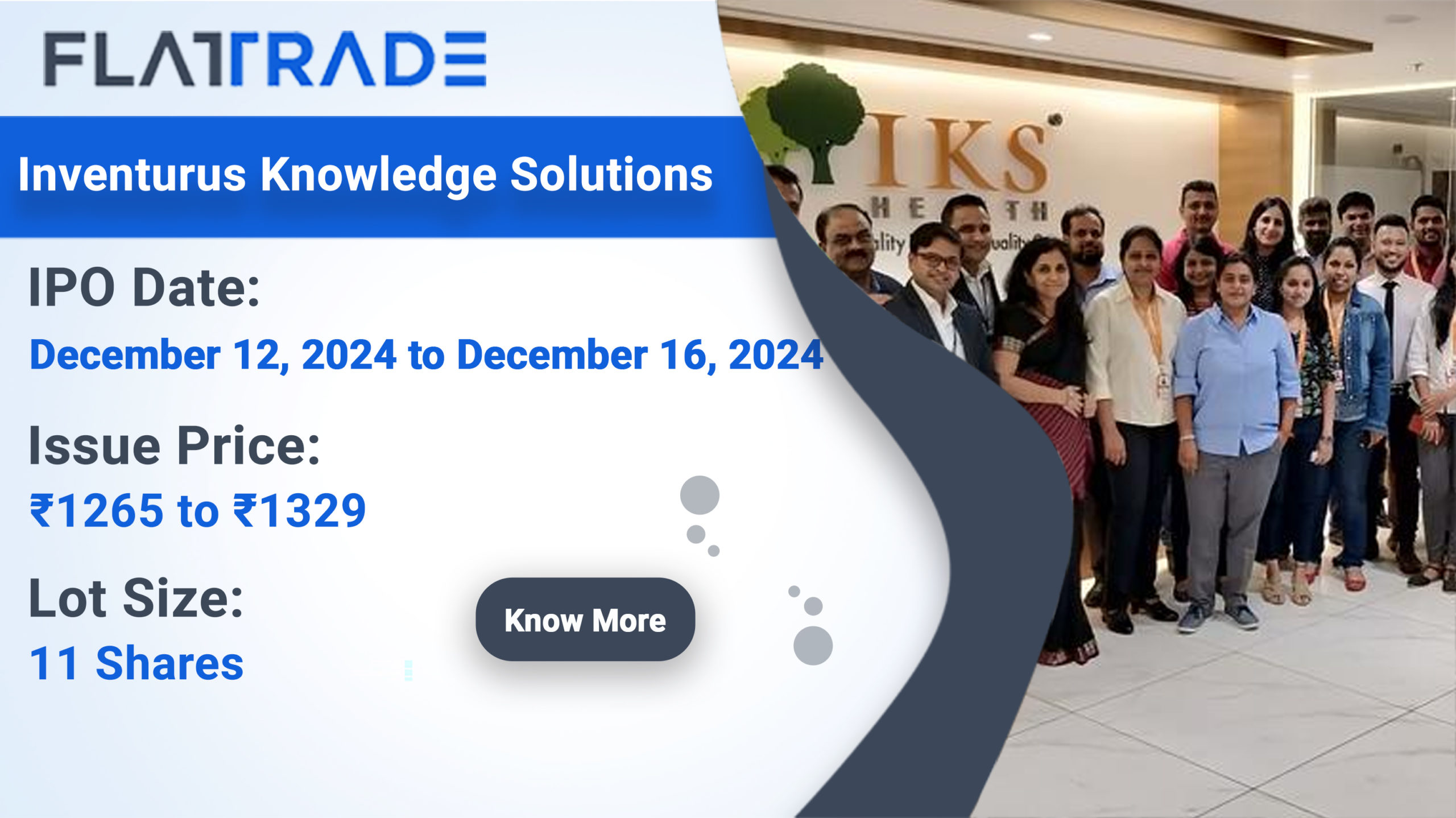 Inventurus Knowledge Solutions IPO - Flattrade Kosh