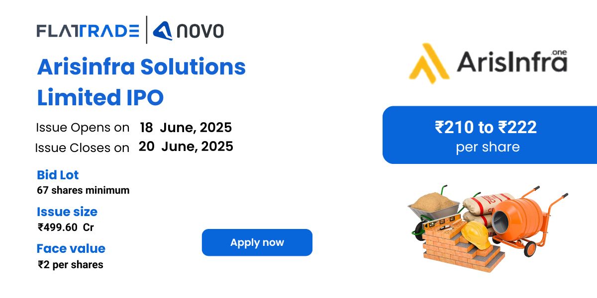 Arisinfra Solutions IPO - Flattrade Kosh