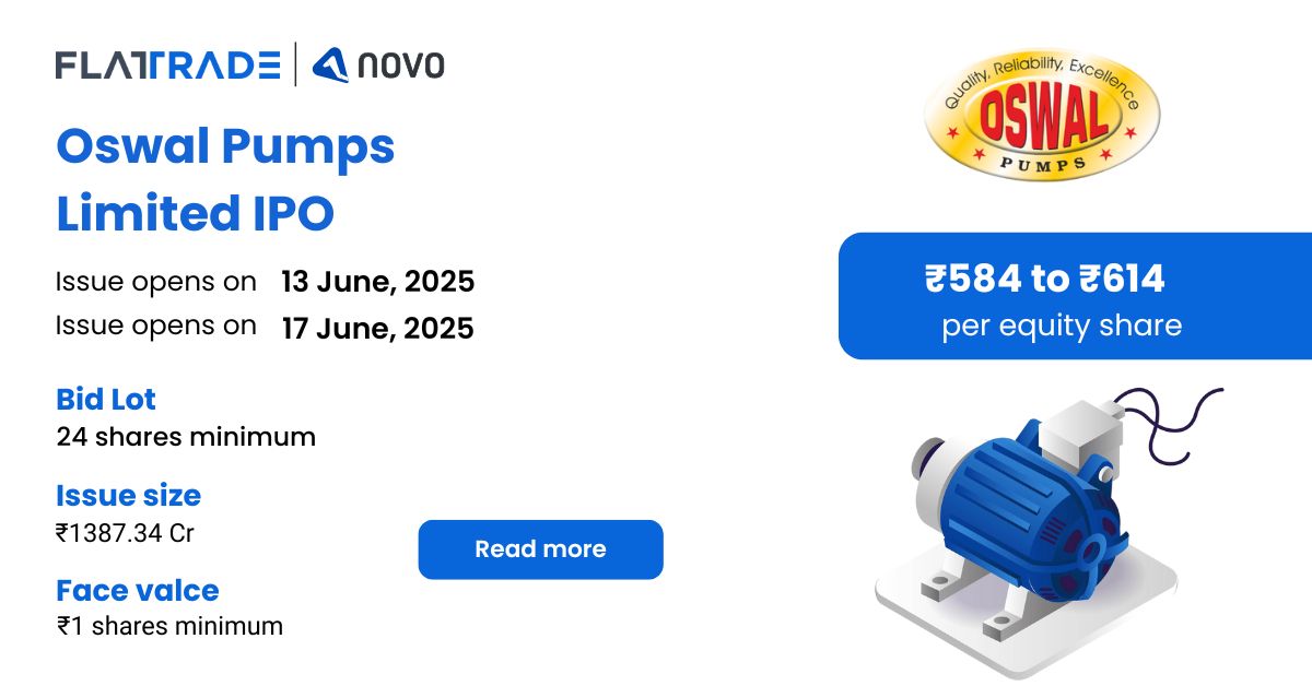Oswal Pumps IPO - Flattrade Kosh