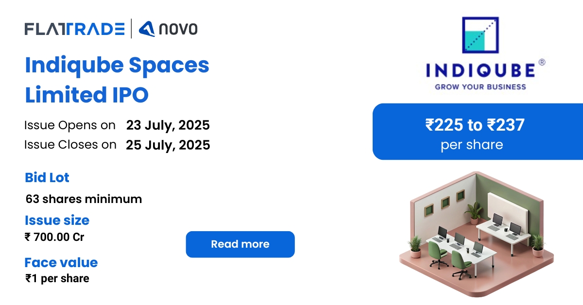Indiqube Spaces IPO - Flattrade Kosh