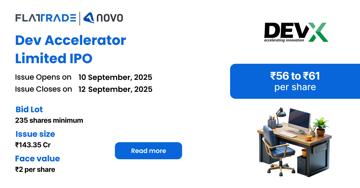 Dev Accelerator IPO - Flattrade Kosh