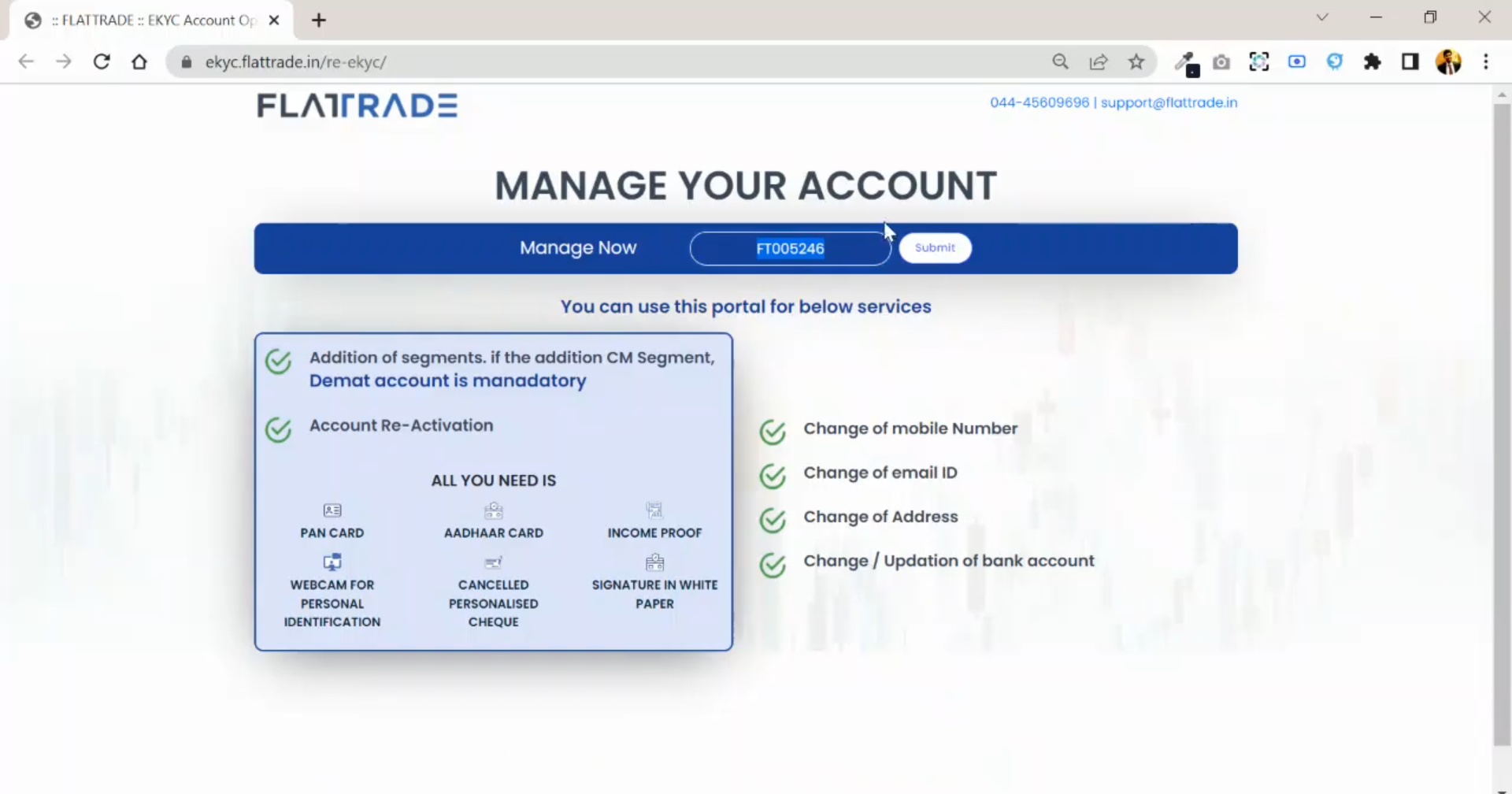 Flattrade Support Portal | How to add nominee in your trading account? - Flattrade Support Portal