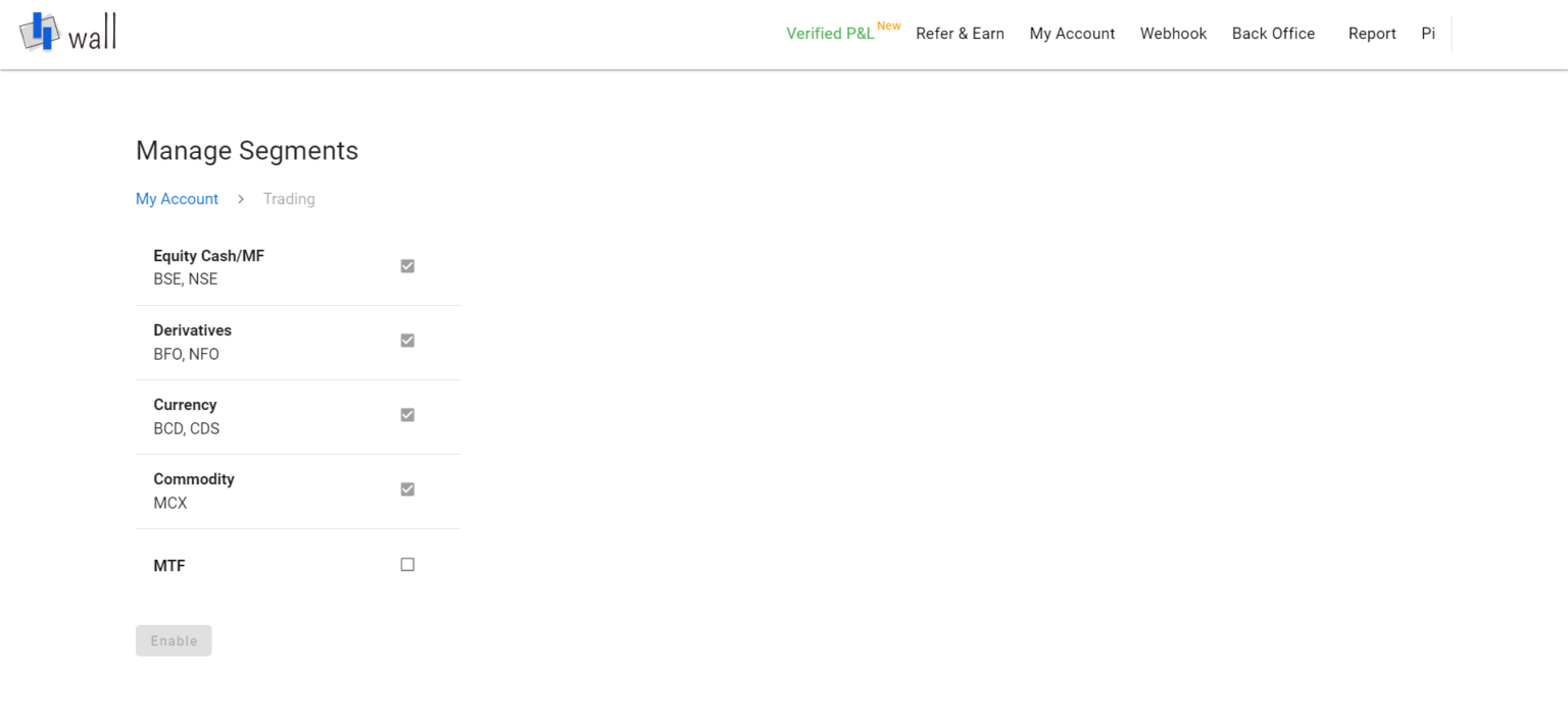 Flattrade Support Portal | How to activate MTF in Trading account ...